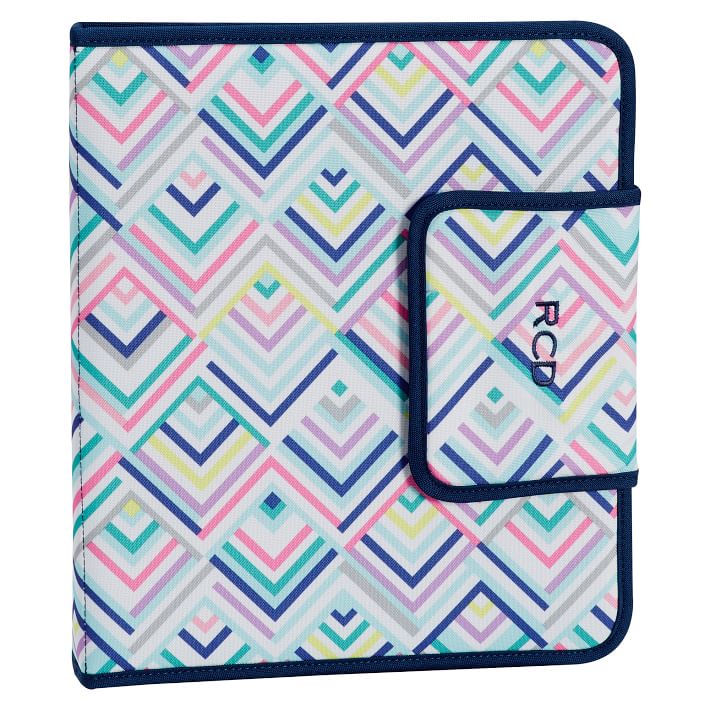 Vivid Geo Binder For School | Pottery Barn Teen