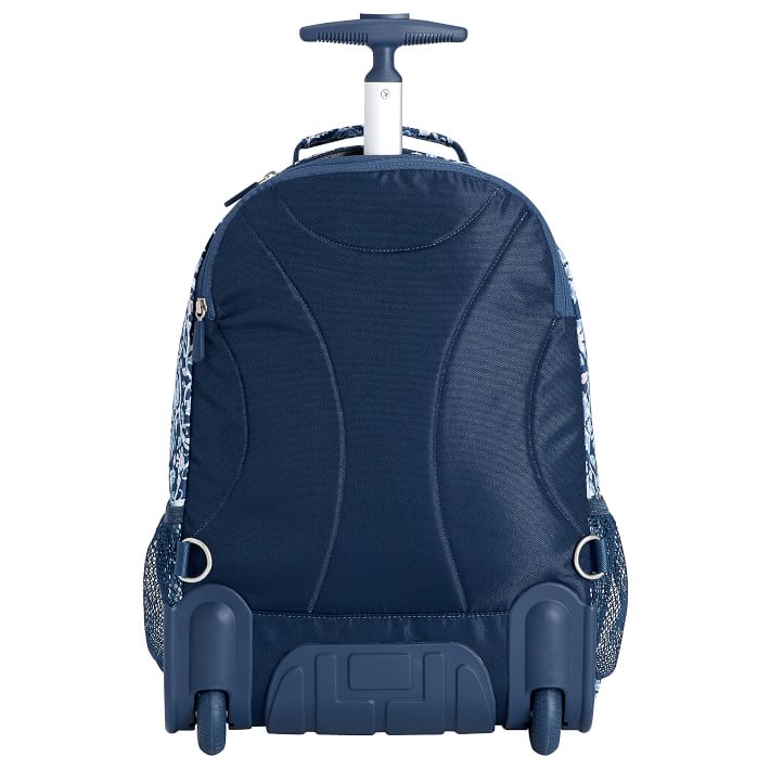 Anjolie Navy Rolling Backpack For Teens | Pottery Barn Teen