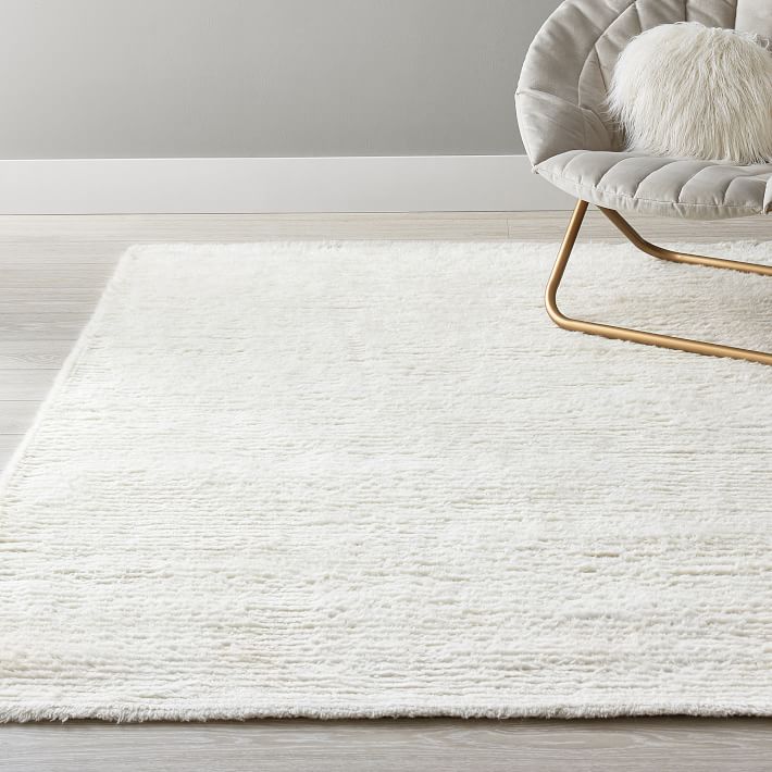 Ribbed Wool Rug - Ivory | Pottery Barn Teen