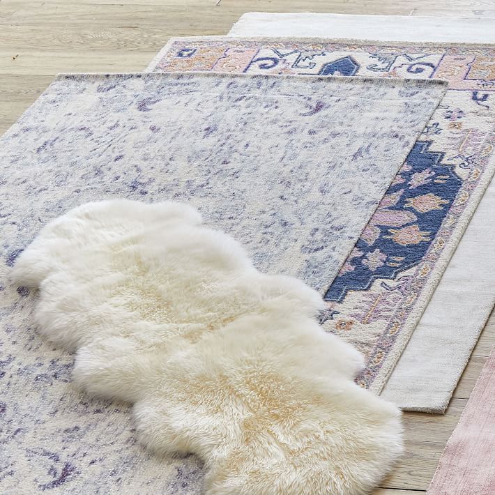 Black Supersoft Shearling Rug | Teen Rug | Pottery Barn Teen