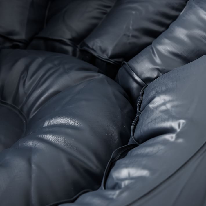 Inflatable Faux-Fur Ivory Chair | Pottery Barn Teen