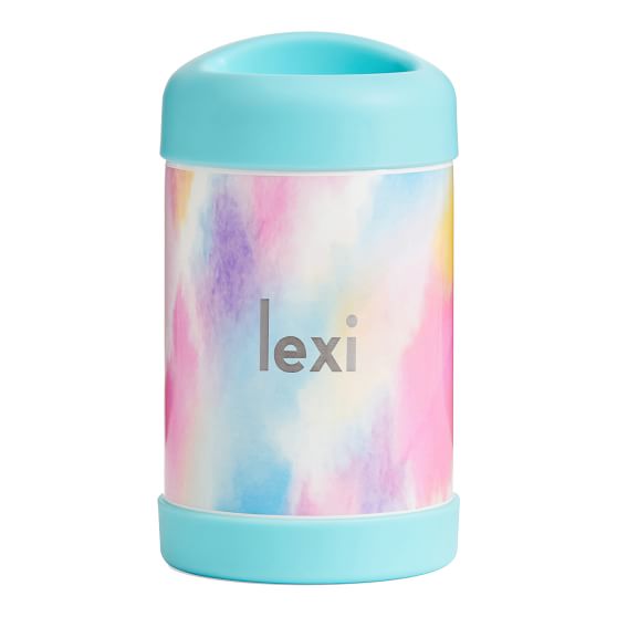Watercolor Rainbow Tie Dye Hot/Cold Container | Pottery Barn Teen