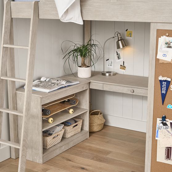 Sleep & Study Dresser Loft Bed | Pottery Barn Teen