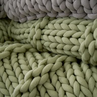 Super Chunky Knit Throw Blanket | Pottery Barn Teen
