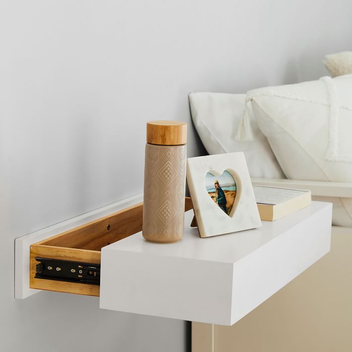 Lane Floating Shelf with Drawer | Pottery Barn Teen