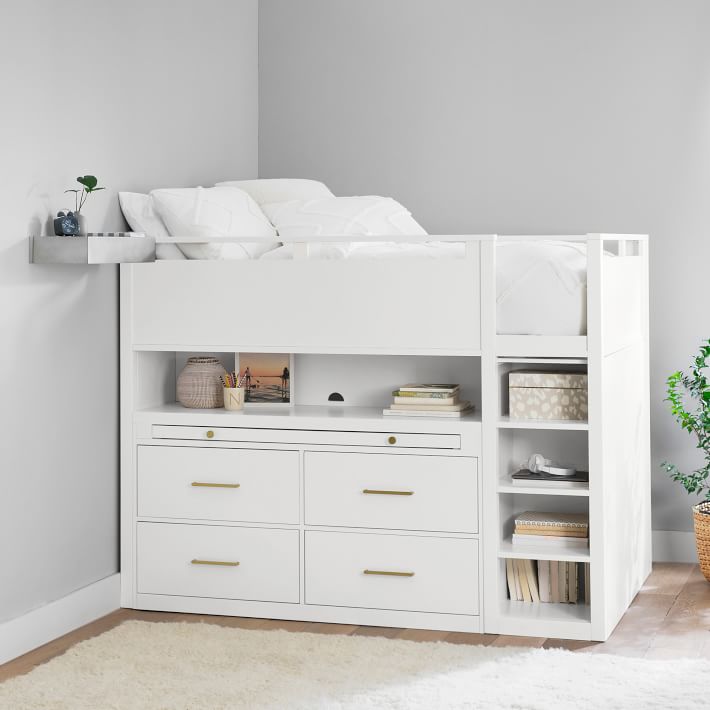 Lane Floating Shelf with Drawer | Pottery Barn Teen