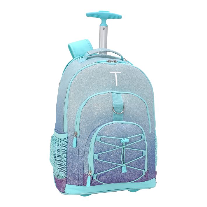 Gear-Up Purple/Pool Ombre Glitter Backpacks | Pottery Barn Teen