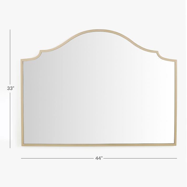 Gold Double-Wide Arch Mirror | Pottery Barn Teen