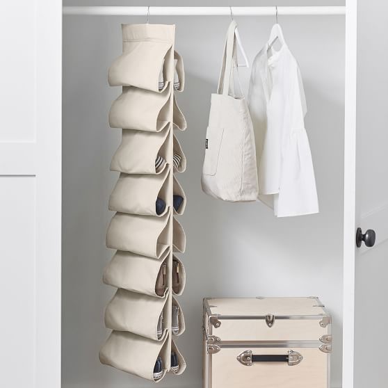 Recycled Side Sling Shoe Storage | Pottery Barn Teen