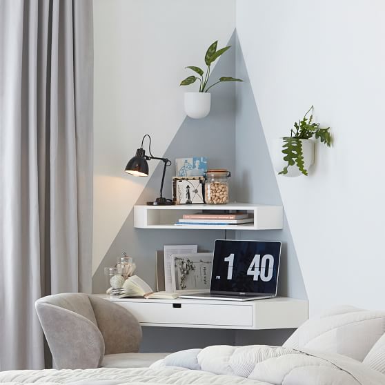 OPEN BOX: Lane Corner Wall Desk | Pottery Barn Teen