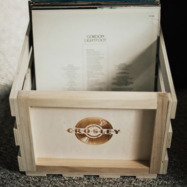 Crosley Record Storage Crate | Tech Accessories | Pottery Barn Teen