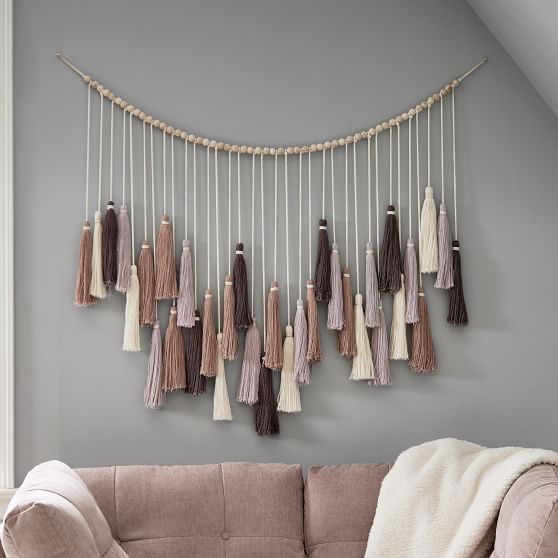 Oversized Tassel Garland | Wall Decor | Pottery Barn Teen