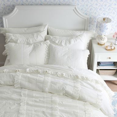 LoveShackFancy Eyelet Quilt | Pottery Barn Teen