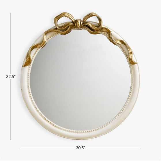 LoveShackFancy Bow Mirror | Pottery Barn Teen
