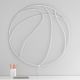 Neon Basketball Light | Pottery Barn Teen
