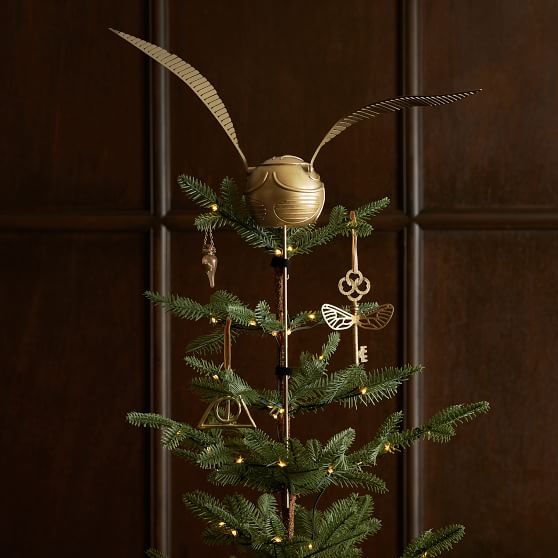 Harry Potter™ Golden Snitch™ Tree Topper | Pottery Barn Teen