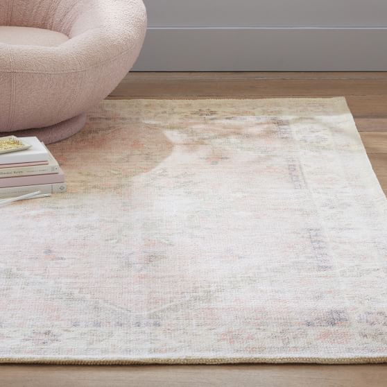 Open Box: Traditional Washable Rug - Natural | Pottery Barn Teen