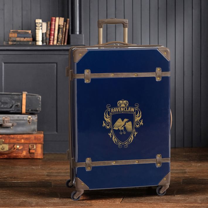 Harry Potter™ Hard-Sided Ravenclaw™ Checked Spinner Suitcase | Pottery ...