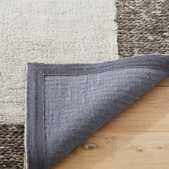 River Border Rug - Light Gray | Pottery Barn Teen