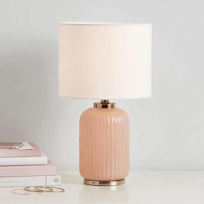 Bailey Recycled Glass Table Lamp | Pottery Barn Teen