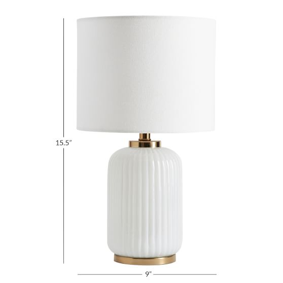 Bailey Recycled Glass Table Lamp | Pottery Barn Teen