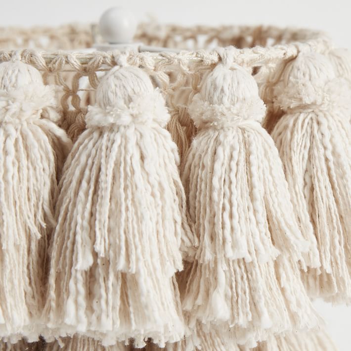 Tassel Table Lamp | Pottery Barn Teen