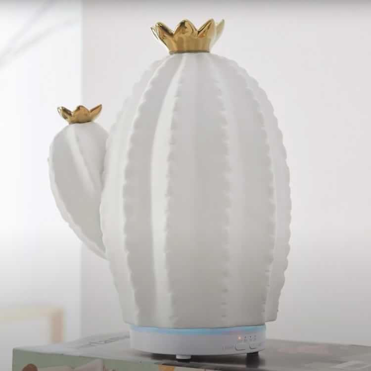 Cactus Light Up Ceramic Diffuser | Pottery Barn Teen