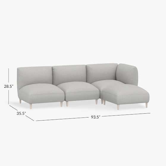 Abbott Super Sectional Set | Pottery Barn Teen