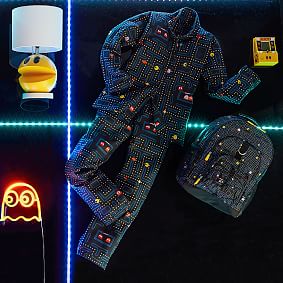 PAC-MAN™ Organic Flannel Pajama Set | Pottery Barn Teen