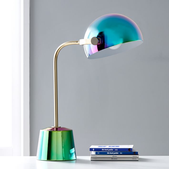 Cosmo Iridescent Task Lamp | Pottery Barn Teen