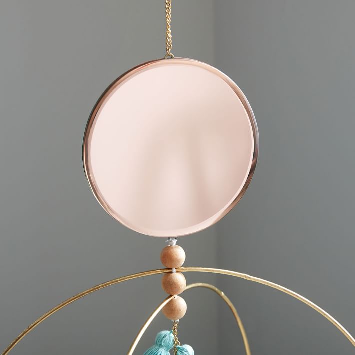 Mirror Tassel Mobile | Pottery Barn Teen