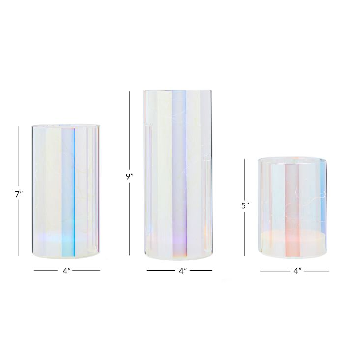 Hurricane Table Lights, Set of 3 | Pottery Barn Teen