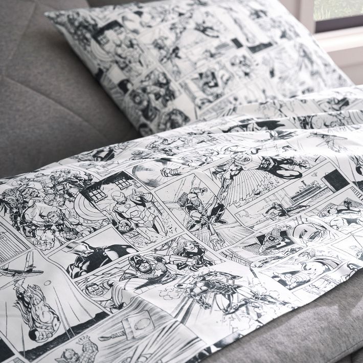 Marvel's Avengers Comic Organic Sheet Set | Pottery Barn Teen