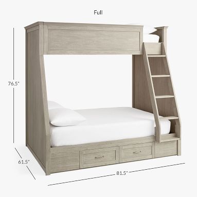 Hampton Twin-Over-Full Bunk Bed | Pottery Barn Teen
