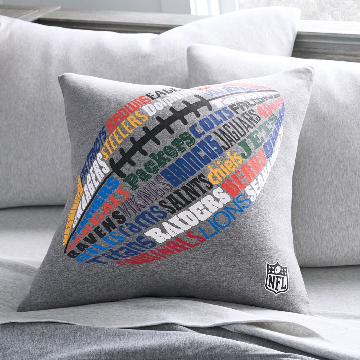 Sports League All Team NFL Pillow Cover | Teen Throw Pillows | Pottery ...