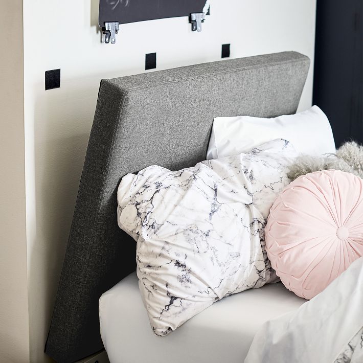 No Nails Smart Dorm Headboard | Pottery Barn Teen