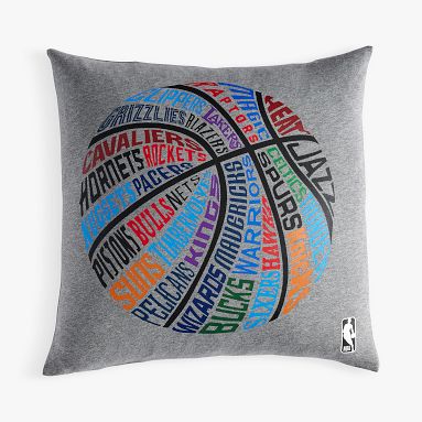 Sports League All Team NBA Pillow Cover | Pottery Barn Teen