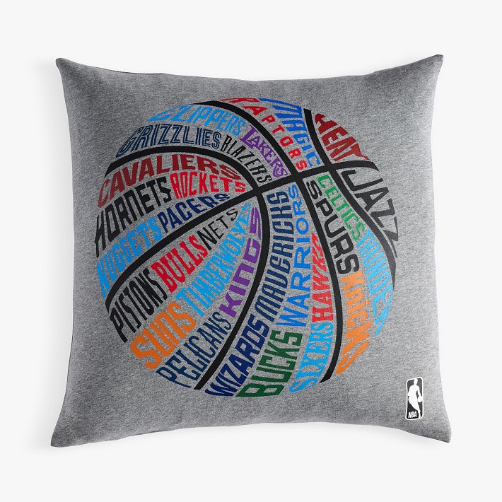 Sports League All Team NBA Pillow Cover | Pottery Barn Teen