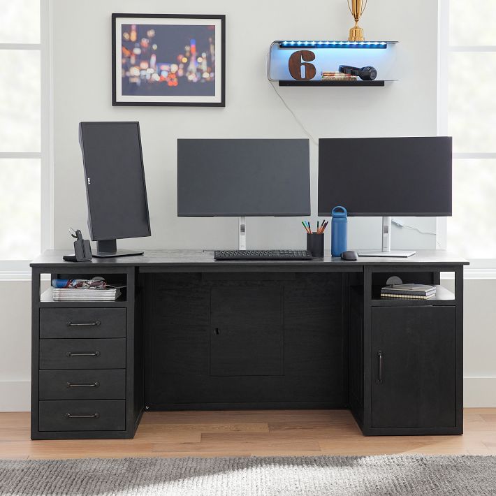 Wide 71" Smart Gaming Desk | Pottery Barn Teen