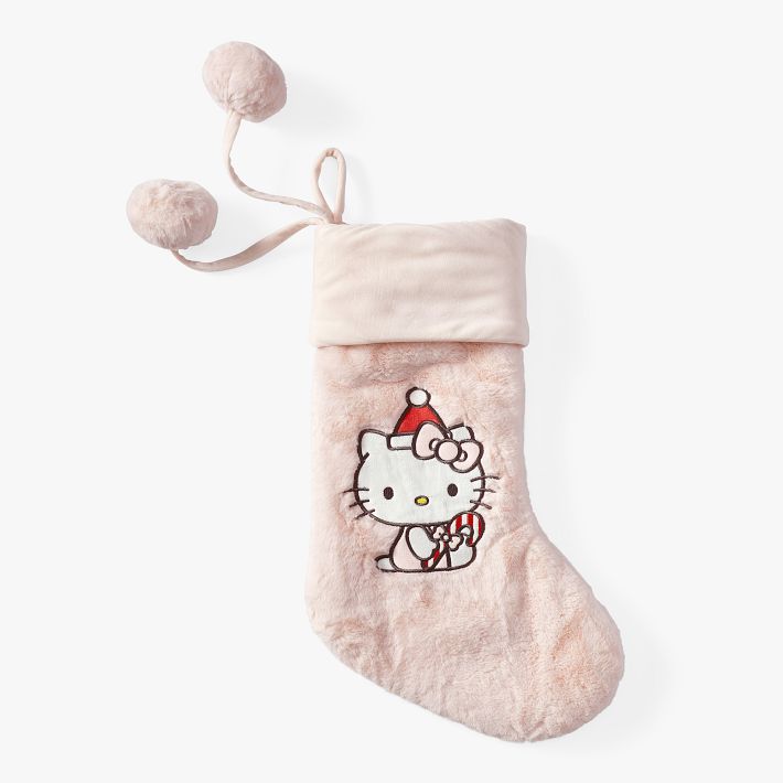 Hello Kitty® Holiday Stocking Blush | Pottery Barn Teen