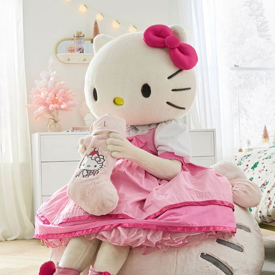 Hello Kitty® Holiday Stocking Blush | Pottery Barn Teen