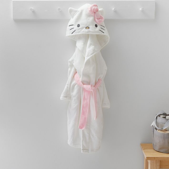 Hello Kitty® Critter Hooded Robe | Pottery Barn Teen