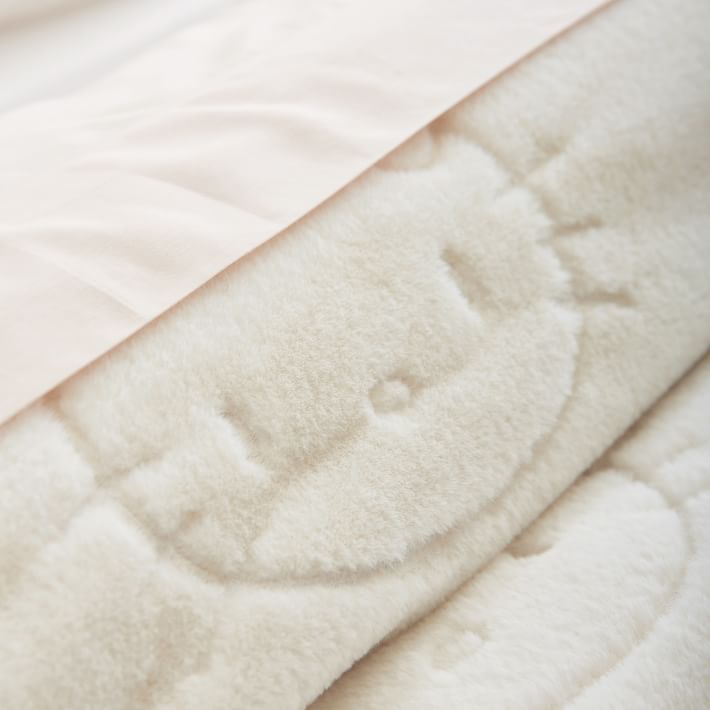 Hello Kitty® Magical Faux-Fur Quilt | Pottery Barn Teen