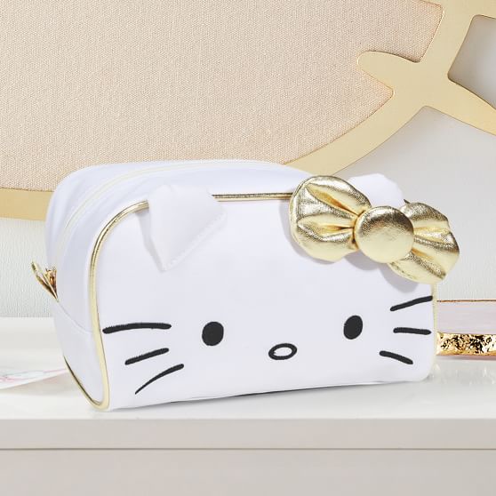 Hello Kitty® Toiletry Bag With 3-D Bow | Pottery Barn Teen