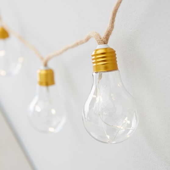 Fairy Lit Bulb String Lights | Pottery Barn Teen