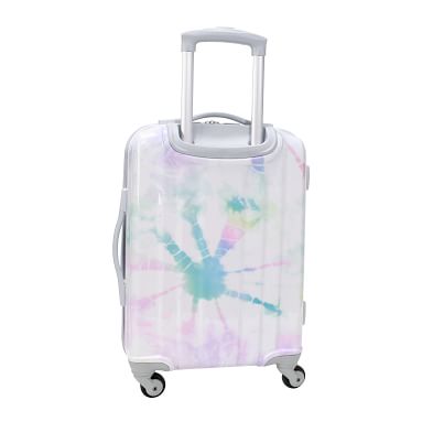 OPEN BOX: Channeled Hard-Sided Pastel Tie-Dye Carry-on Luggage ...