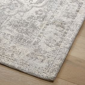 Vintage Chic Performance Rug - Gray | Pottery Barn Teen