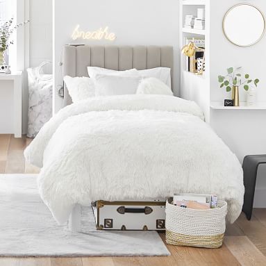 Fluffy Luxe Duvet Cover | Pottery Barn Teen