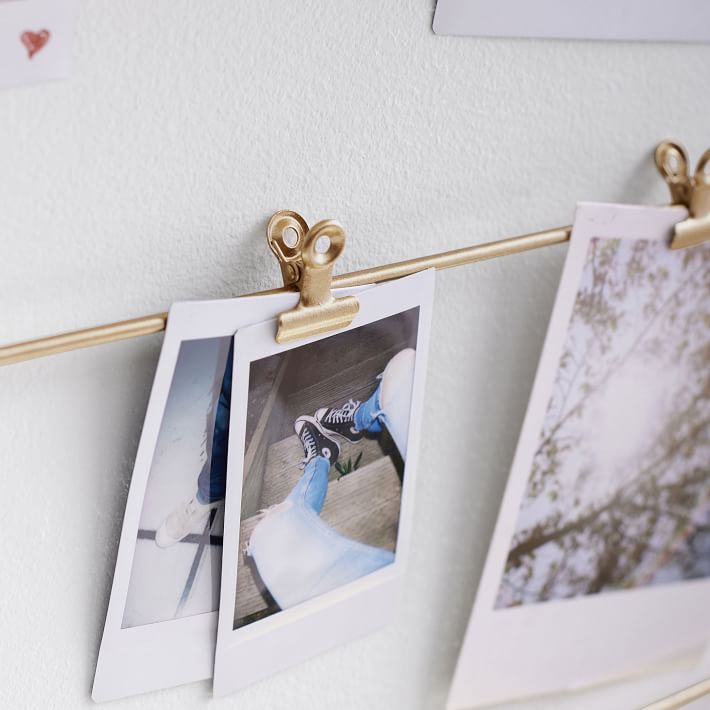 Metal Ledge With Photo Holder | Pottery Barn Teen