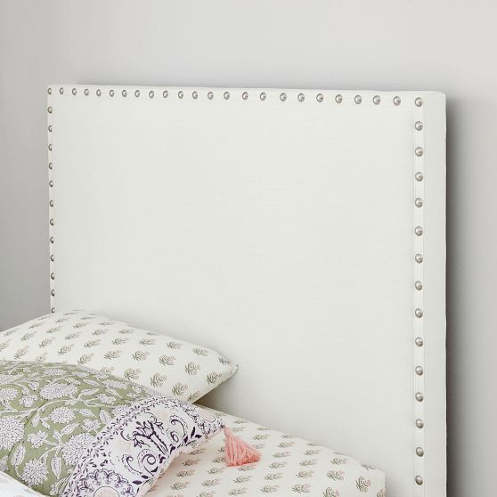 Raleigh Upholstered Square Bed | Teen Bed | Pottery Barn Teen